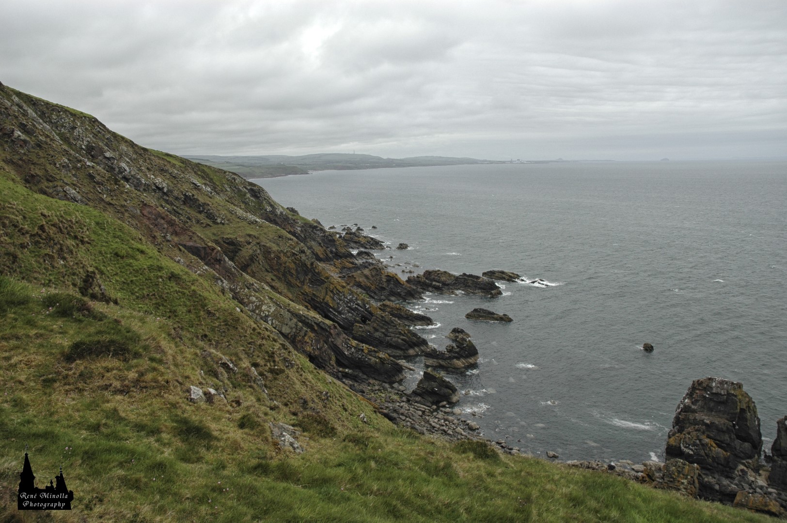 Fast Castle, Dowlaw, Berwickshire, Schottland